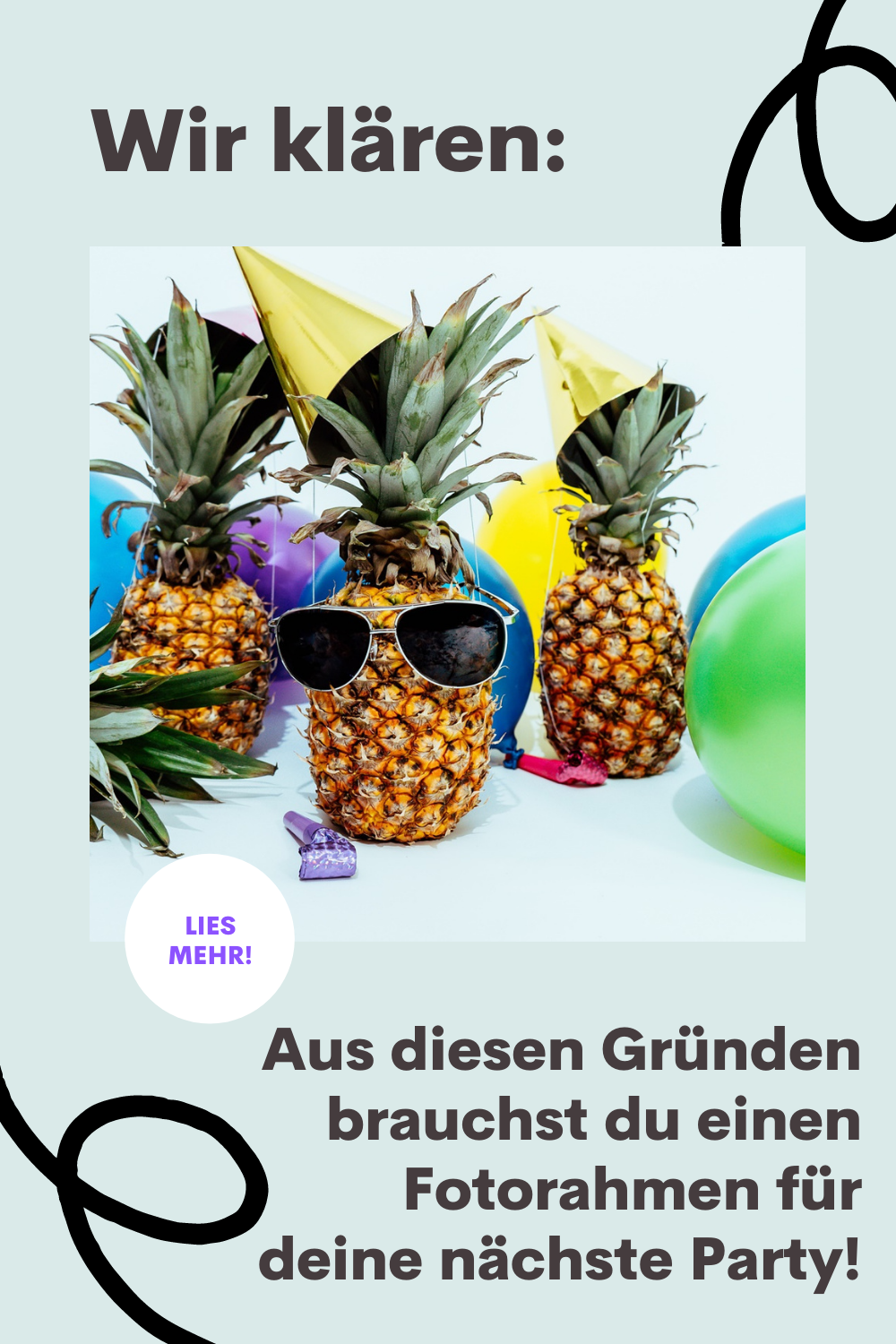 Nutze den Fotorahmen für deine nächste Party! - BoothME